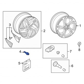 Audi e-tron GT OEM Wheels & Tires | Lug Nuts, TPMS Sensors — CARiD.com