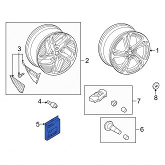 Audi OEM Lug Nuts & Locks — CARiD.com