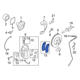 Audi e-tron GT OEM Brake Parts | Pads, Bleeders, Rotors — CARiD.com