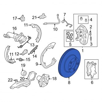 Audi e-tron GT OEM Brake Parts - Pads, Bleeders, Rotors | CARiD