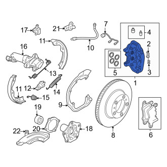 Audi e-tron GT Brake Calipers - Loaded, Semi Loaded, Unloaded | CARiD