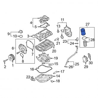 Audi S3 OEM Engine Parts | Rebuild Kits, Pistons — CARiD.com