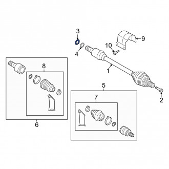 Audi OEM Driveline & Axle Parts | Hubs, CV-Joints — CARiD.com