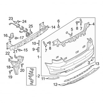 2015 Audi A3 OEM Bumpers | Front & Rear — CARiD.com