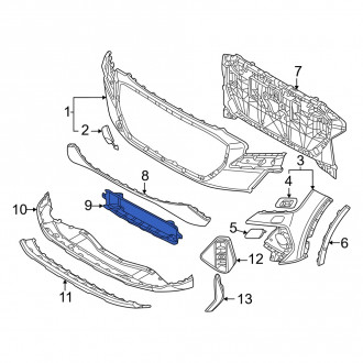 Audi Q4 e-tron Header Panel Brackets & Hardware — CARiD.com