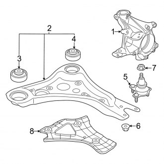 2022 Audi Q4 e-tron Suspension Parts | Front & Rear — CARiD.com