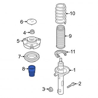 Audi Q4 e-tron Shock & Strut Mounts | Rear, Front — CARiD.com