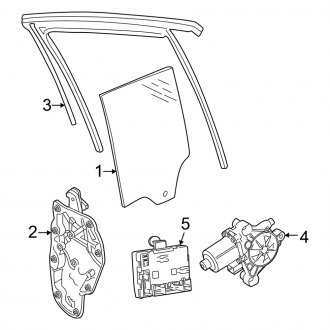 2022 Audi Q4 e-tron Window Glass | Door Glass — CARiD.com
