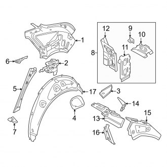 2022 Audi Q4 e-tron Replacement Quarter Panels - CARiD.com