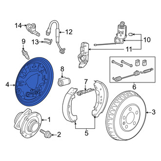 Audi Q4 e-tron OEM Brake Parts | Pads, Bleeders, Rotors — CARiD.com