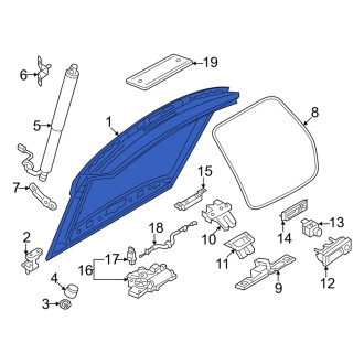 Audi Q4 e-tron Replacement Trunk Lids — CARiD.com