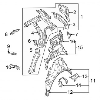 2026 Audi Q6 e-tron Replacement Quarter Panels | CARiD