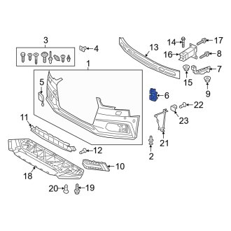 Audi A4 OEM Bumpers | Genuine Front & Rear Bumpers — CARiD.com