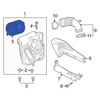 Audi Q5 OEM Air Intake Parts | Filters, Manifolds — CARiD.com