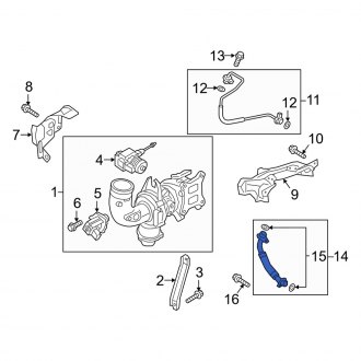 Audi A7 Turbo & Supercharger Lines, Hoses, Fittings — CARiD.com