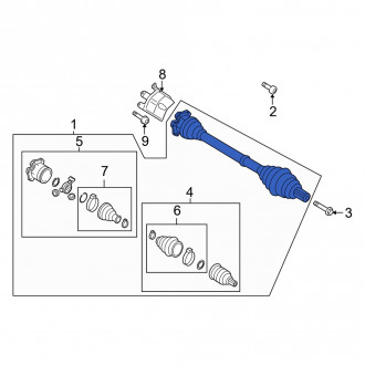 Audi S4 OEM Driveline & Axle Parts | Hubs, CV-Joints — CARiD.com