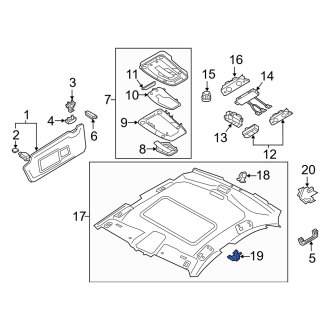 Audi A7 Interior Brackets & Hardware — CARiD.com