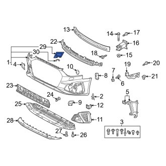 Audi OEM Bumpers | Genuine Front & Rear Bumpers — CARiD.com