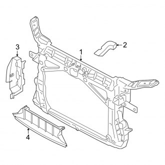 2023 Audi S3 Radiator Supports — CARiD.com
