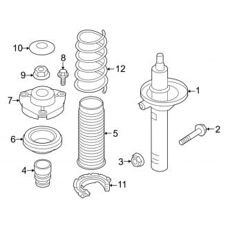 2022 Audi S3 OEM Suspension Parts | Shocks, Struts — CARiD.com