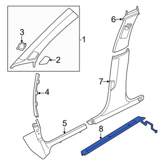 Audi Door Sills | Replacement Door Sill Plates — CARiD.com