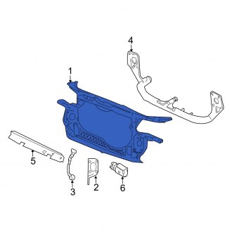 Audi A4 Radiator Supports — CARiD.com