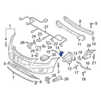 Audi S7 OEM Bumpers | Genuine Front & Rear Bumpers — CARiD.com