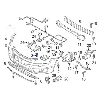 Audi Q3 Bumper Brackets & Hardware | Front, Rear — CARiD.com