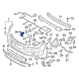 Audi Q3 Bumper Brackets & Hardware | Front, Rear — CARiD.com