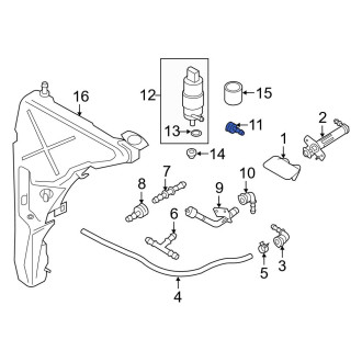 Audi A7 Washer Nozzles & Parts — CARID.com