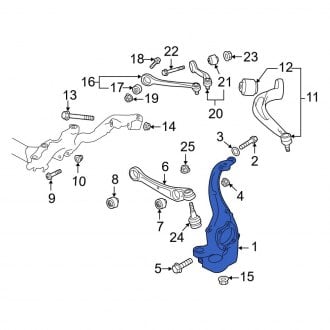 Audi A5 Steering Knuckles, Spindles & Parts | CARiD