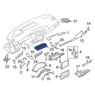 Audi S7 Replacement Dash Panels — CARiD.com