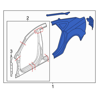 Audi A7 Body Tubs & Side Panels — CARiD.com