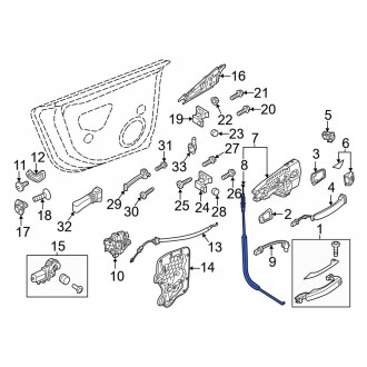 Audi A8 Door Locks + Components — CARiD.com