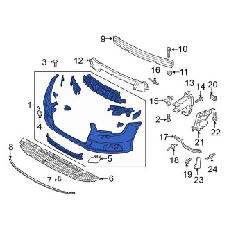 Audi A7 Replacement Bumpers | Front, Rear, Brackets – CARiD.com