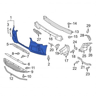 Audi S7 OEM Bumpers | Genuine Front & Rear Bumpers — CARiD.com