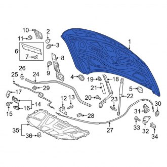 Audi A7 Replacement Hoods | Hinges, Supports – CARiD.com