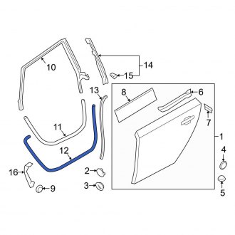 Audi A7 Door Seals & Weatherstripping – CARiD.com