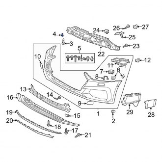 Audi S7 OEM Bumpers | Genuine Front & Rear Bumpers — CARiD.com