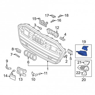 Audi A7 Replacement Grilles | Moldings, Brackets - CARiD.com