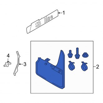 Audi OE™ Mud Flaps - CARiD.com