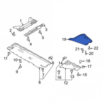 Audi A7 Underbody Covers | Splash Shields — CARiD.com
