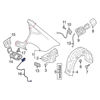 Audi A8 Fuel Doors & Parts — CARiD.com