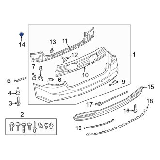 Audi A7 Grille Brackets & Hardware — CARiD.com