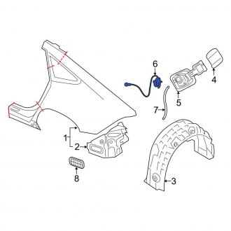 Audi S7 Fuel Doors & Parts — CARiD.com