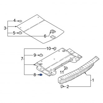 Audi A7 OEM Rocker Panels & Floors | Side Skirts, Pans — CARiD.com