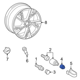 Audi OE™ Lug Nuts & Locks - CARiD.com