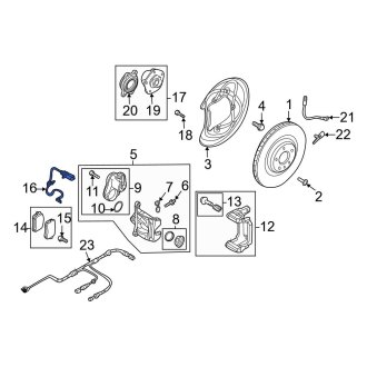 Audi Q8 OEM Brake Parts | Pads, Bleeders, Rotors — CARiD.com
