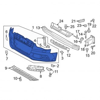 Audi A5 Replacement Front Bumpers & Components — CARiD.com