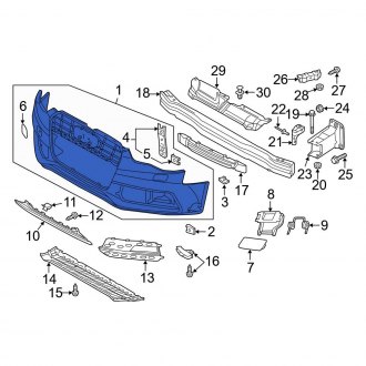 Audi S5 Replacement Front Bumpers & Components — CARiD.com